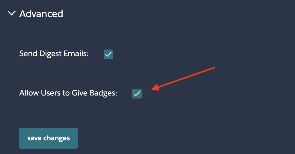 Giving and Receiving Badges